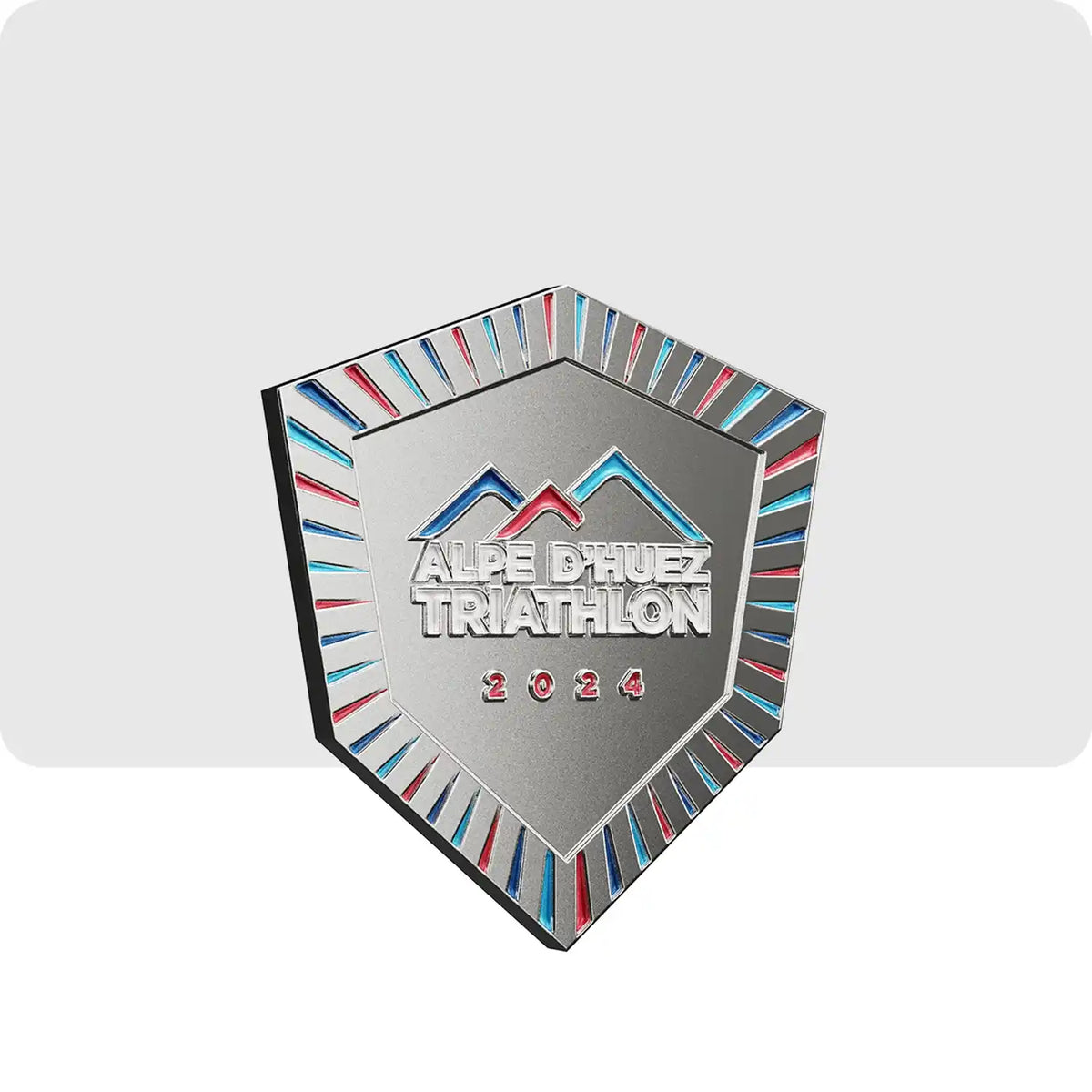 Magnet Argenté Triathlon Alpe d'Huez | OOOVATION 🧲